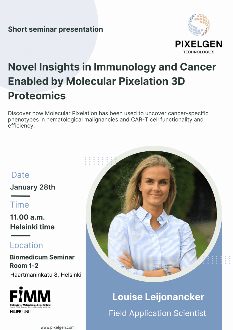 Novel Insights in Immunology and Cancer Enabled by Molecular Pixelation ...